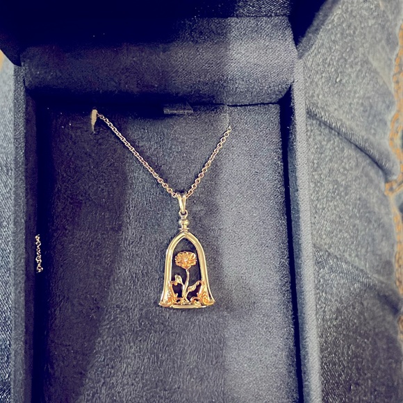 Disney | Jewelry | Enchanted Disney Belle Necklace | Poshmark